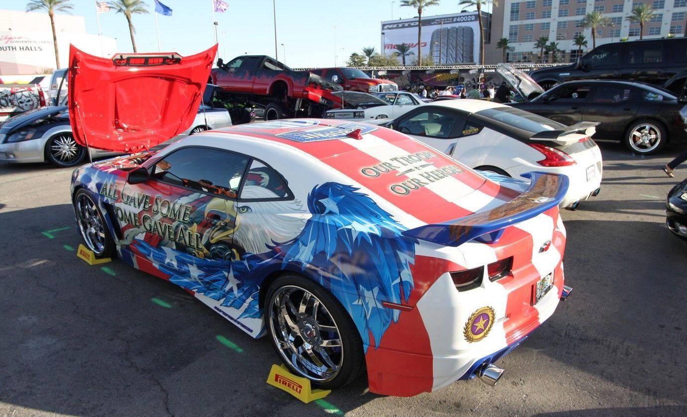 American Flag Race Car Wraps - Instituto