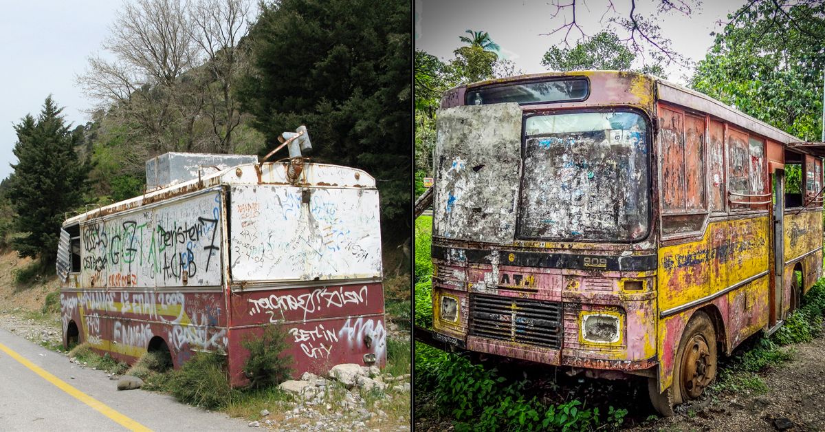 22 Mysterious Pictures Of Deserted Buses | HotCars