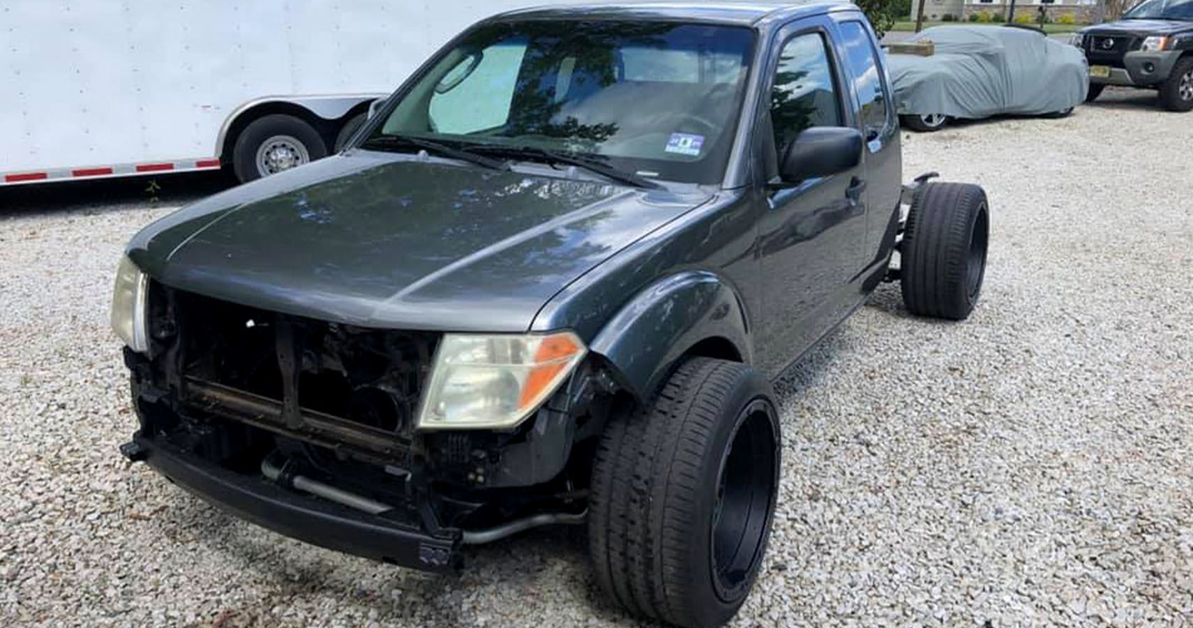 AWD-Swapped Turbo LSX Nissan Frontier Ready For Drifting