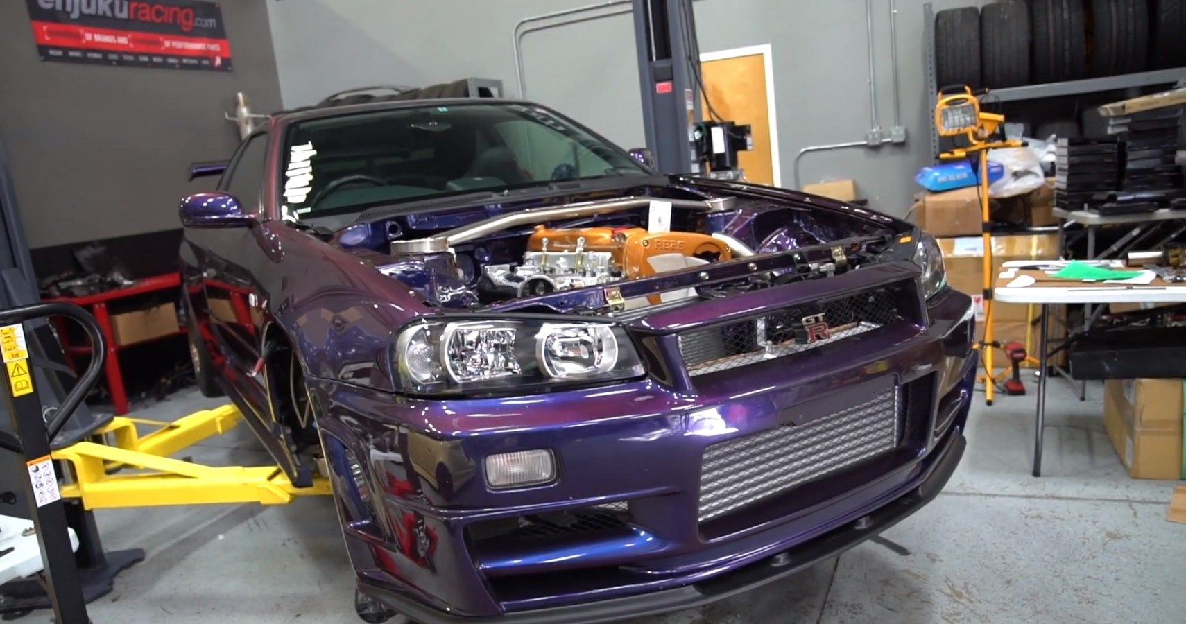 Insane Nissan R34 Finally Gets Its Engine Completed | HotCars